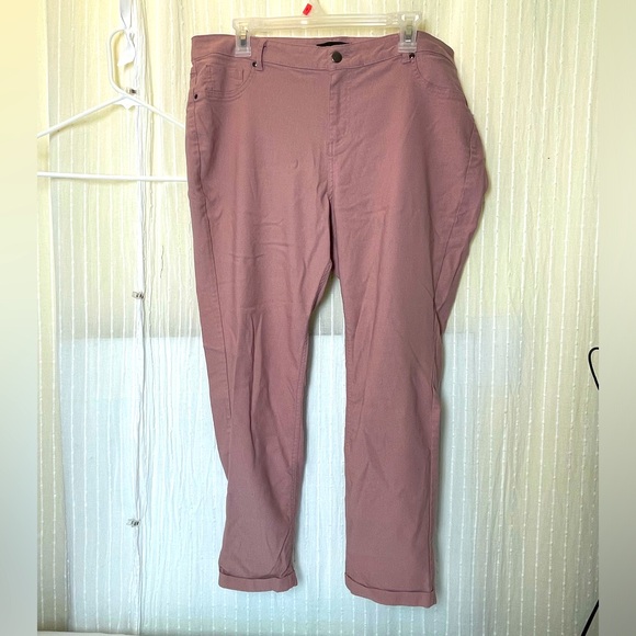 body by us | Pants & Jumpsuits | Body By Us 3x Dusty Pink Skinny Pants ...